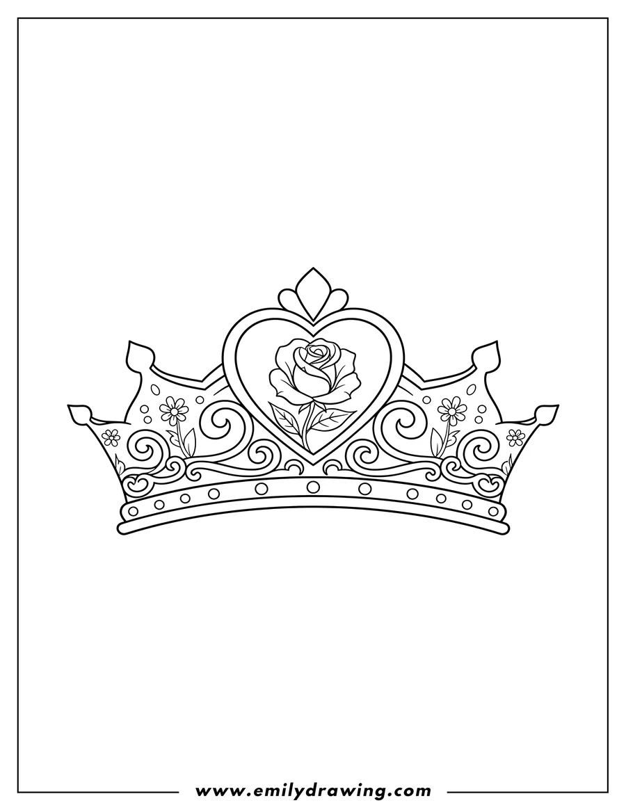 Belle Coloring Pages - Emily Drawing