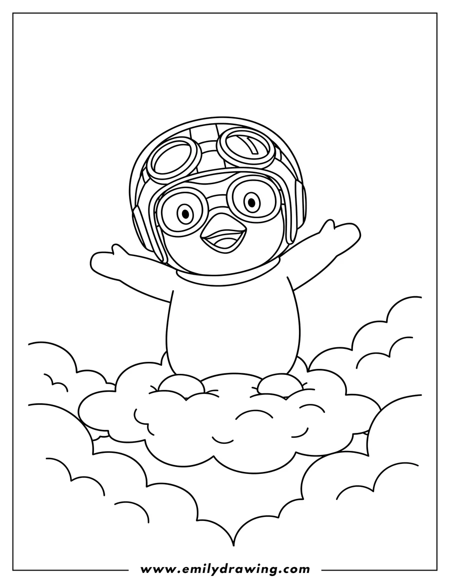 Pororo Coloring Pages - Emily Drawing