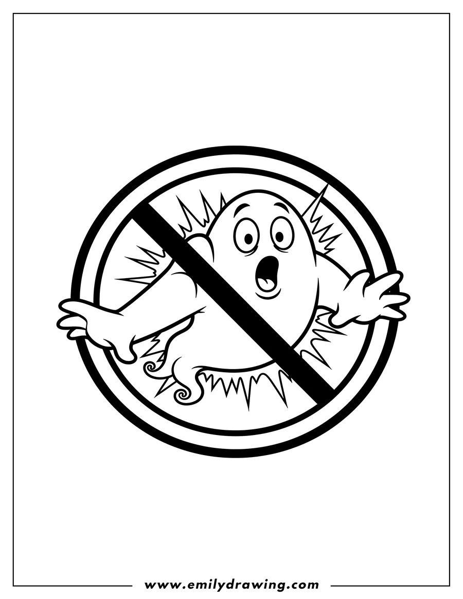 Ghostbusters Coloring Pages - Emily Drawing