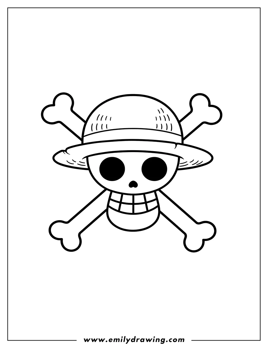 One Piece Coloring Pages - Emily Drawing