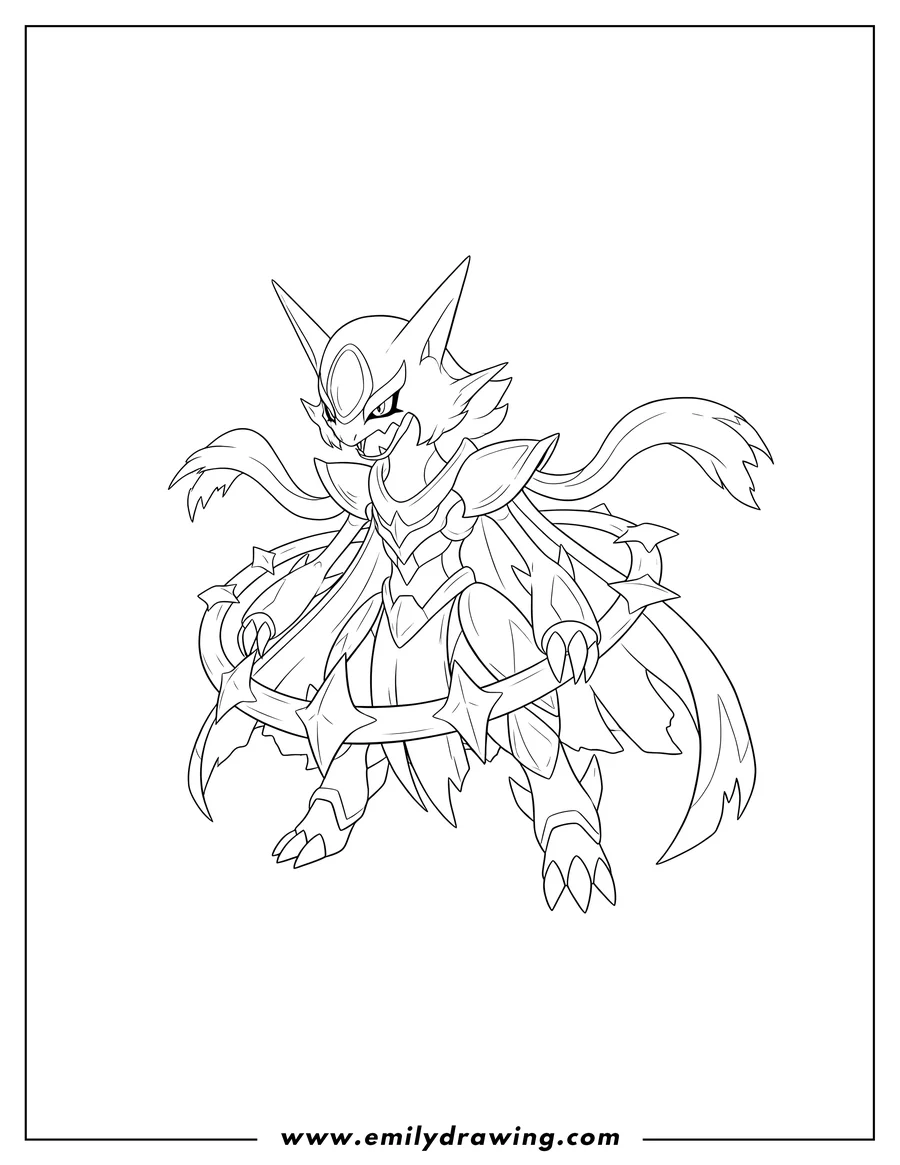 Arceus Coloring Pages - Emily Drawing