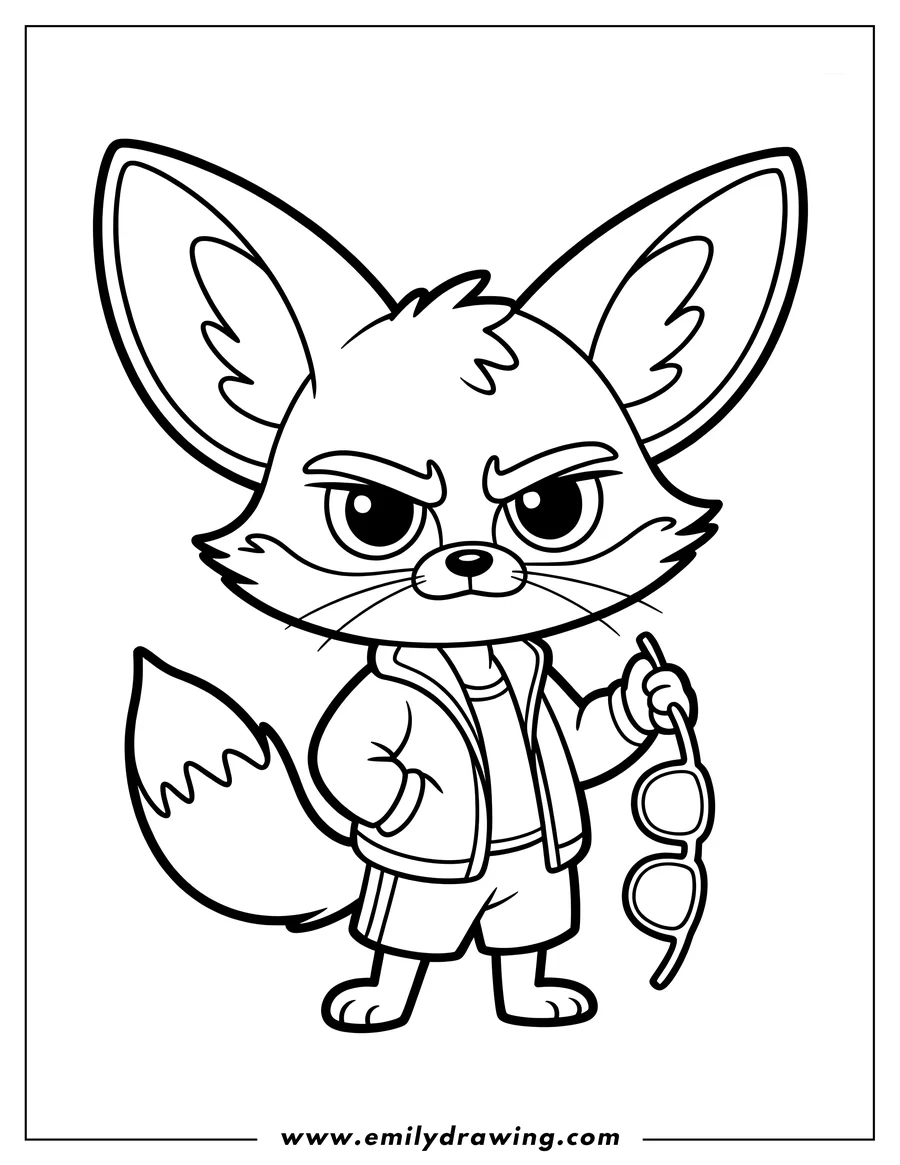Zootopia Coloring Pages - Emily Drawing