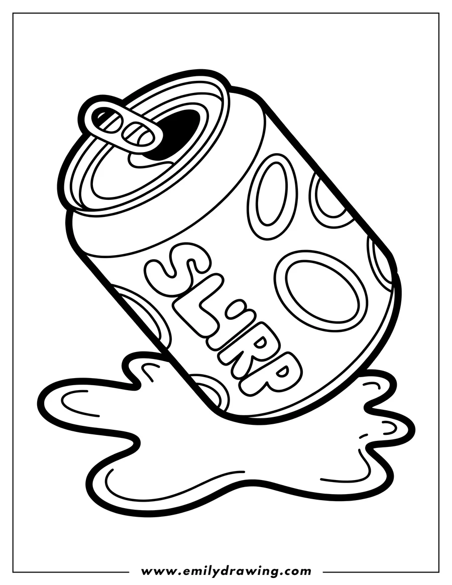 Soda Pop Coloring Pages - Emily Drawing