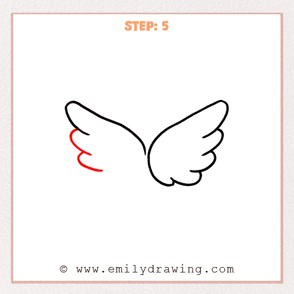 How to Draw an Angel Wings - Emily Drawing